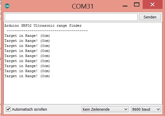 Arduino + SRF02 Distance Sensor - Sensors - Arduino Forum