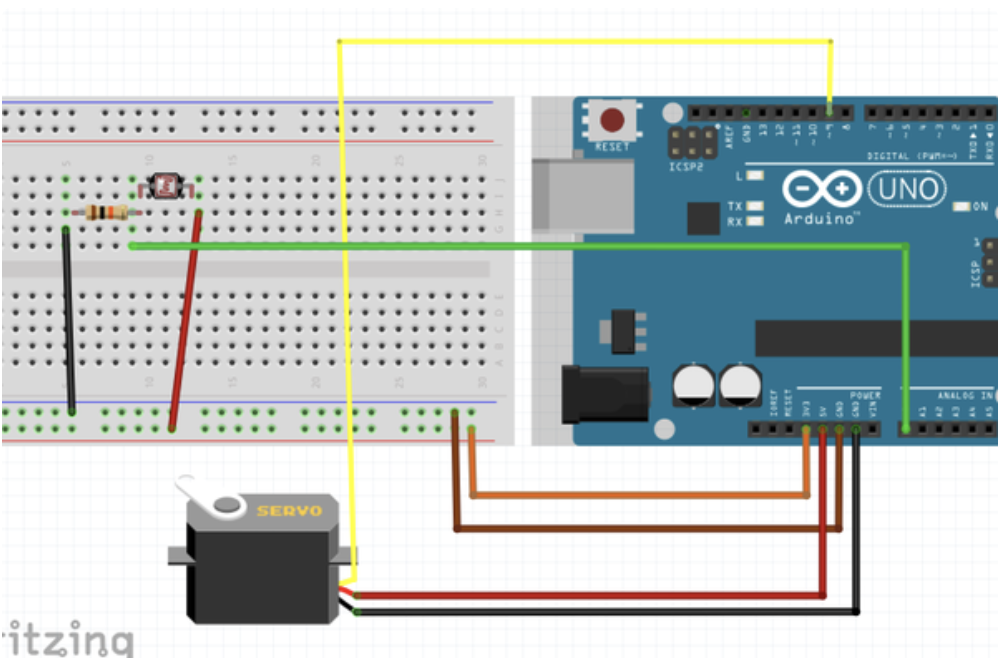 Servo motor following a light - Project Guidance - Arduino Forum