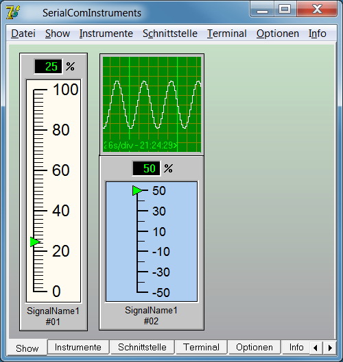 SerialComInstruments - Virtual Instruments für Arduino - - Interfacing ...