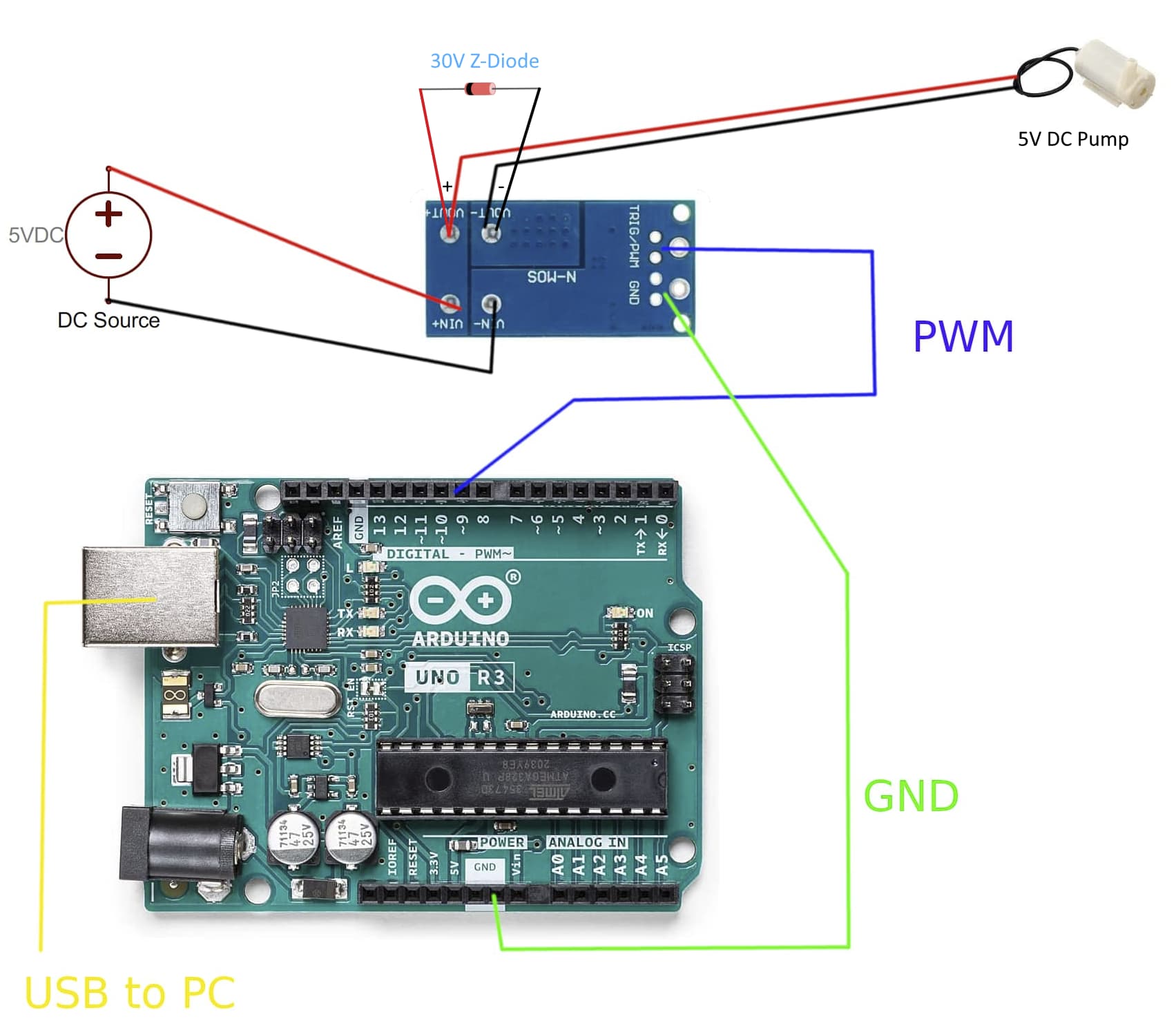 Arduino Uno and 5V Pump without Relay - Page 3 - General Electronics ...