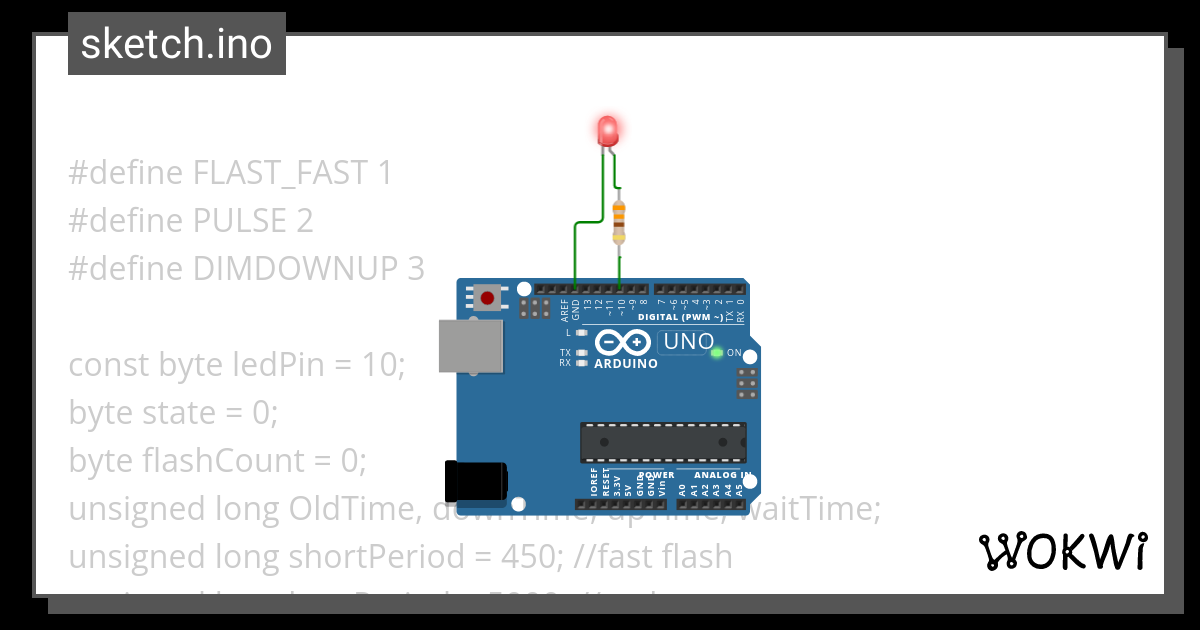 Cycle between LED functions, IE: flashing, dimming, and pulsing - Programming - Arduino Forum