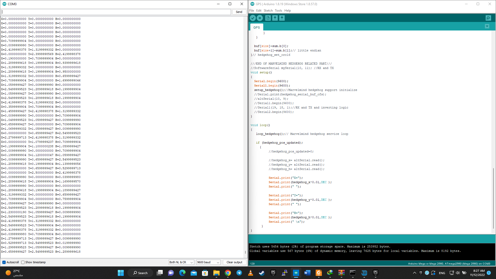 UART packets from marvelmind GPS is not detected correctly SOLVED - Networking, Protocols, and ...