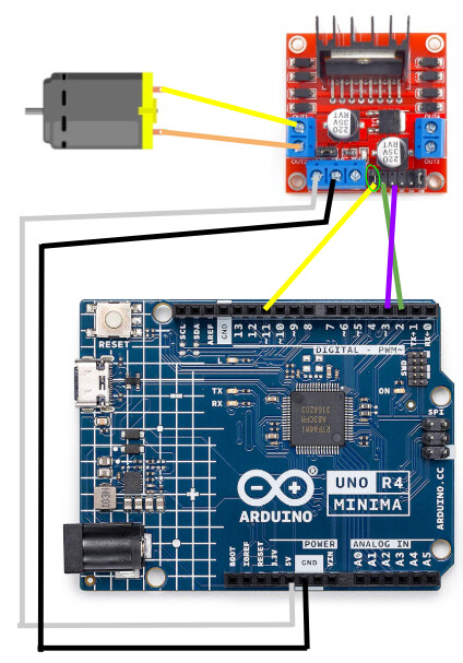 L298N ENA/B PWM Speed Controlling Not Working - General Guidance - Arduino Forum