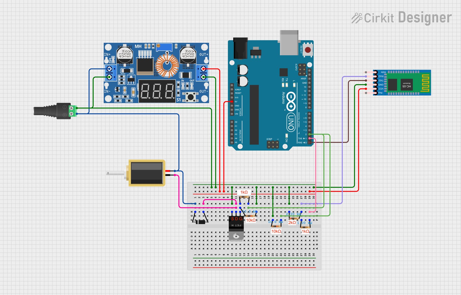Schematic for Solenoid via Bluetooth - General Electronics - Arduino Forum
