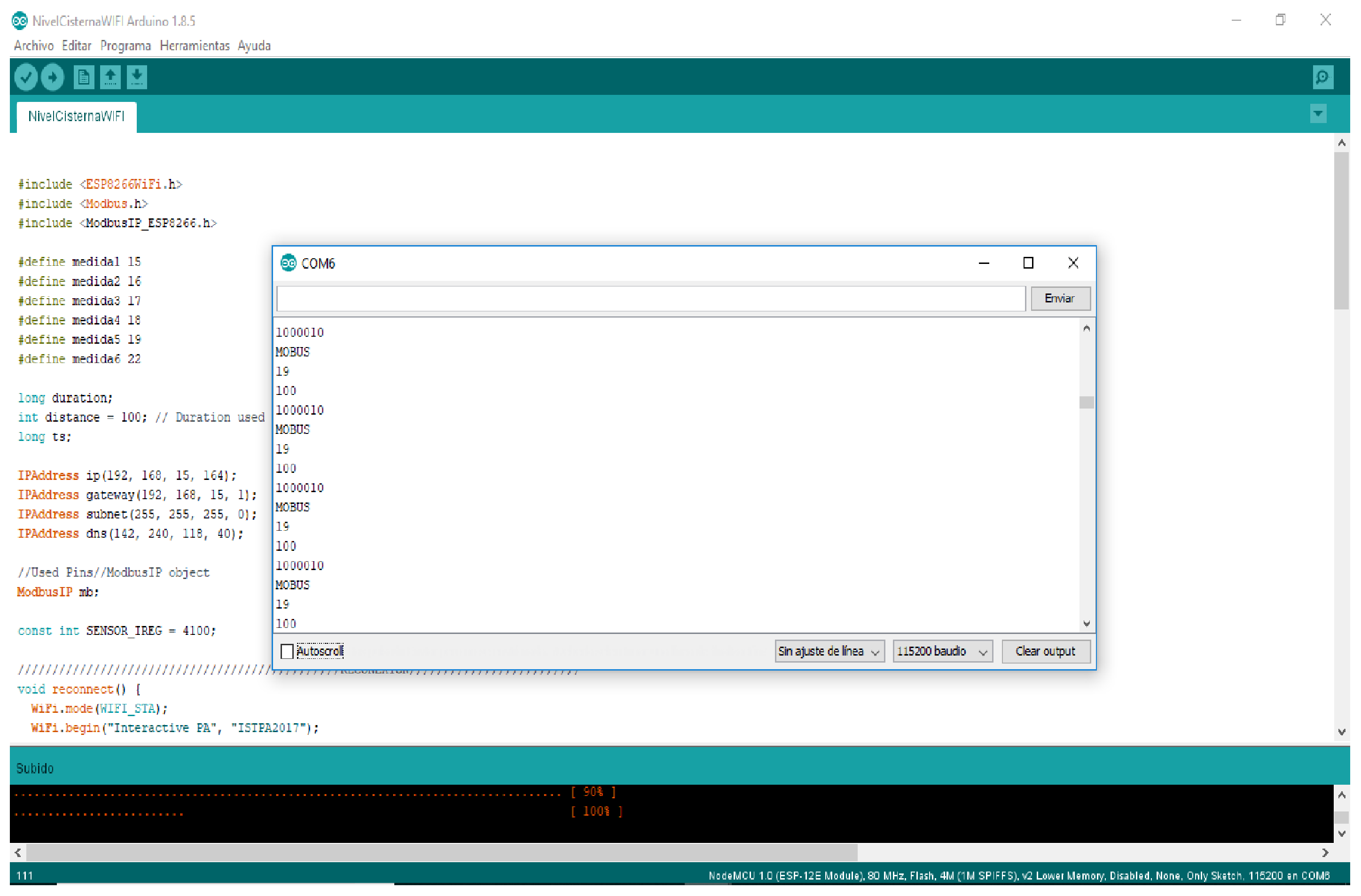 Envió de datos vía MODBUS TCP - Hardware - Arduino Forum