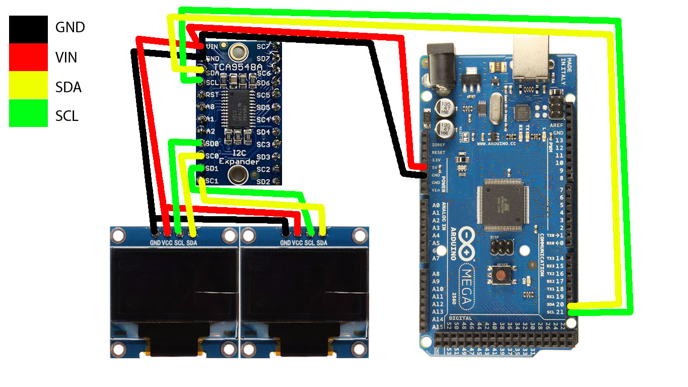 Tca9548a wiring help - General Guidance - Arduino Forum