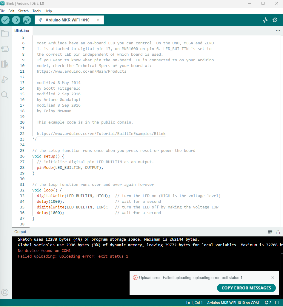 Iot Cloud Not Able To Find My Mkr Wifi 1010 Mkr Wifi 1010 Arduino Forum 7094