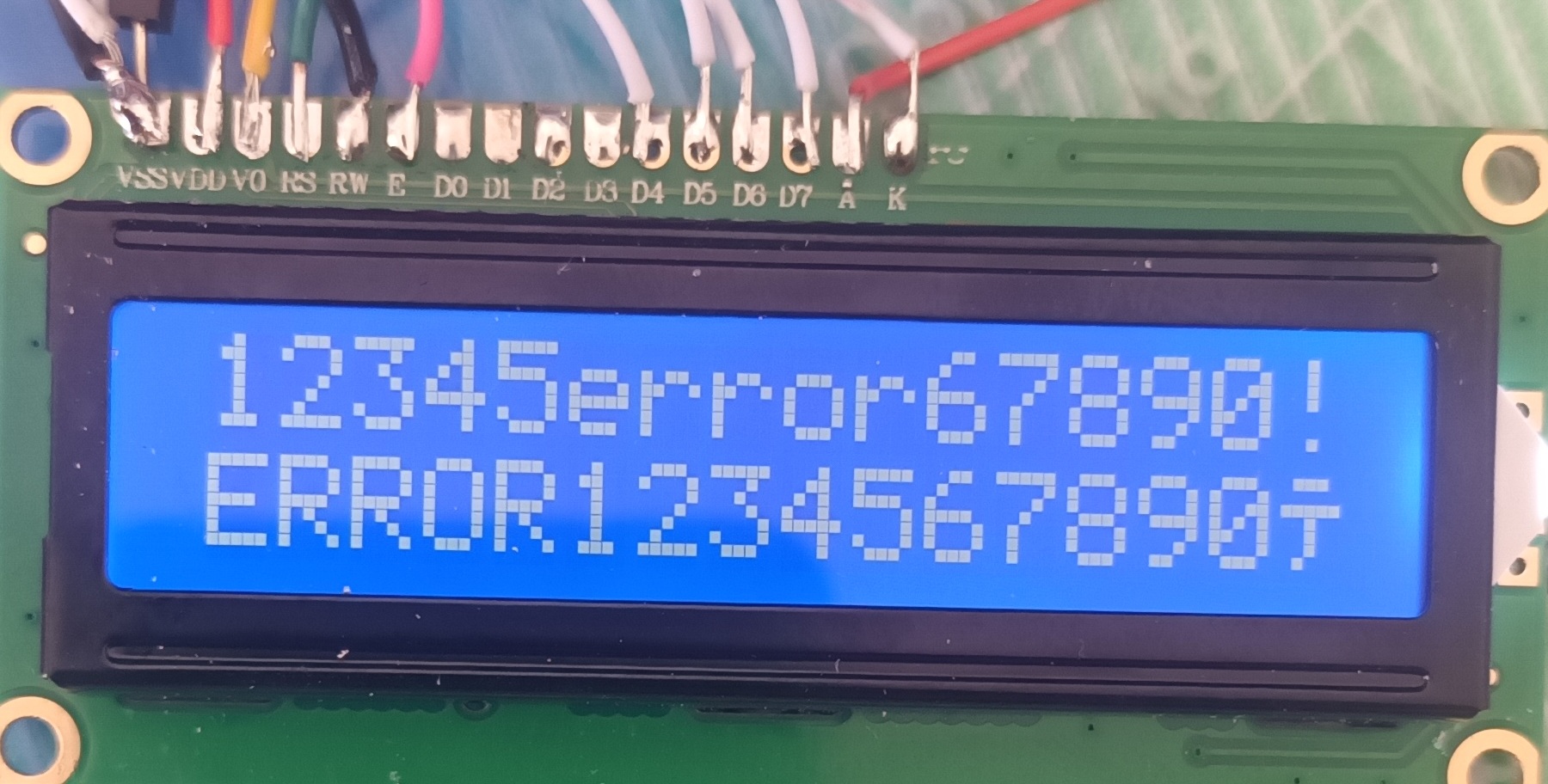 1602 LCD display shifted characters - Displays - Arduino Forum