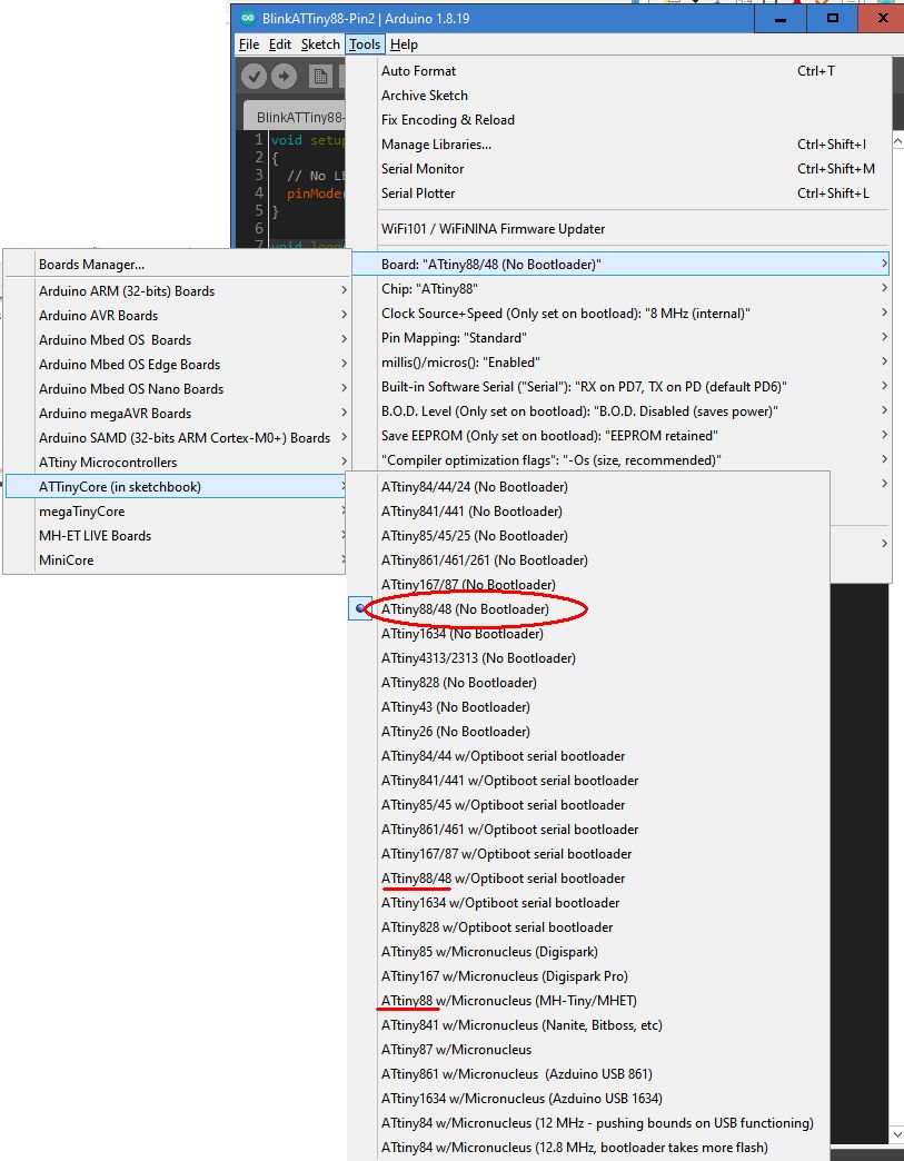 Practical help uploading programs to ATTiny88 board - Page 3 - Uploading - Arduino Forum