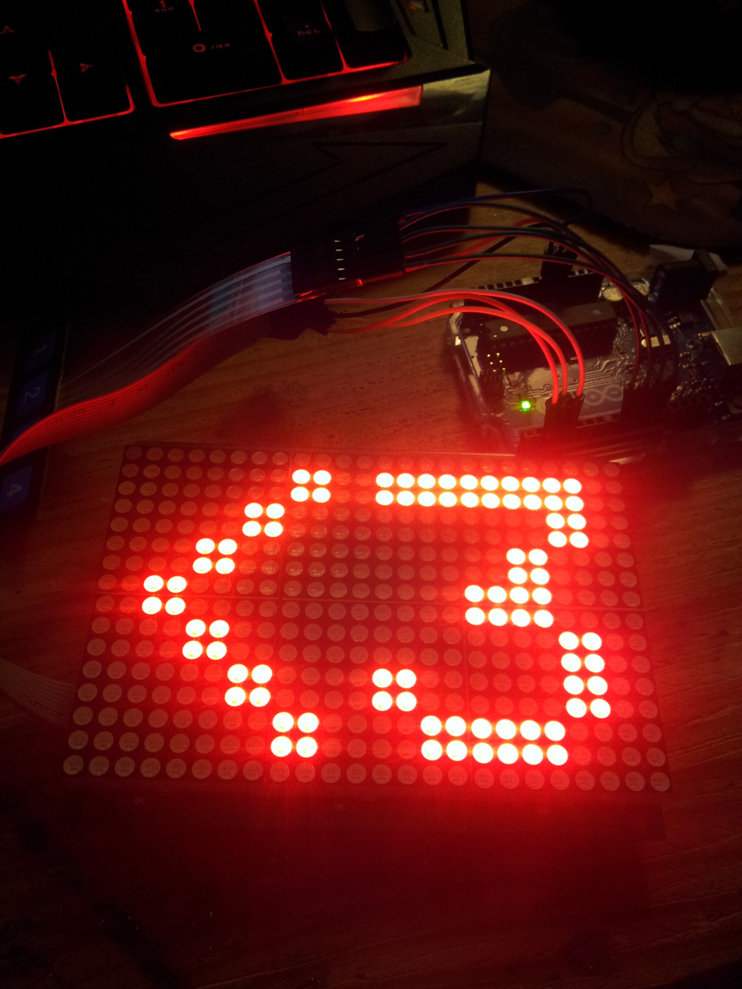 16x24 Matrix Panel mit 1x4 keypad Steuerung für Zer0 Cosplay - Deutsch - Arduino Forum