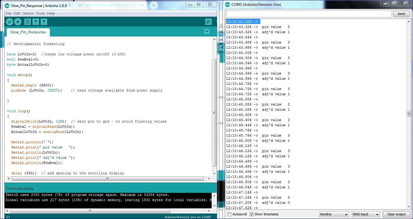 Pin slow to react... - Programming - Arduino Forum