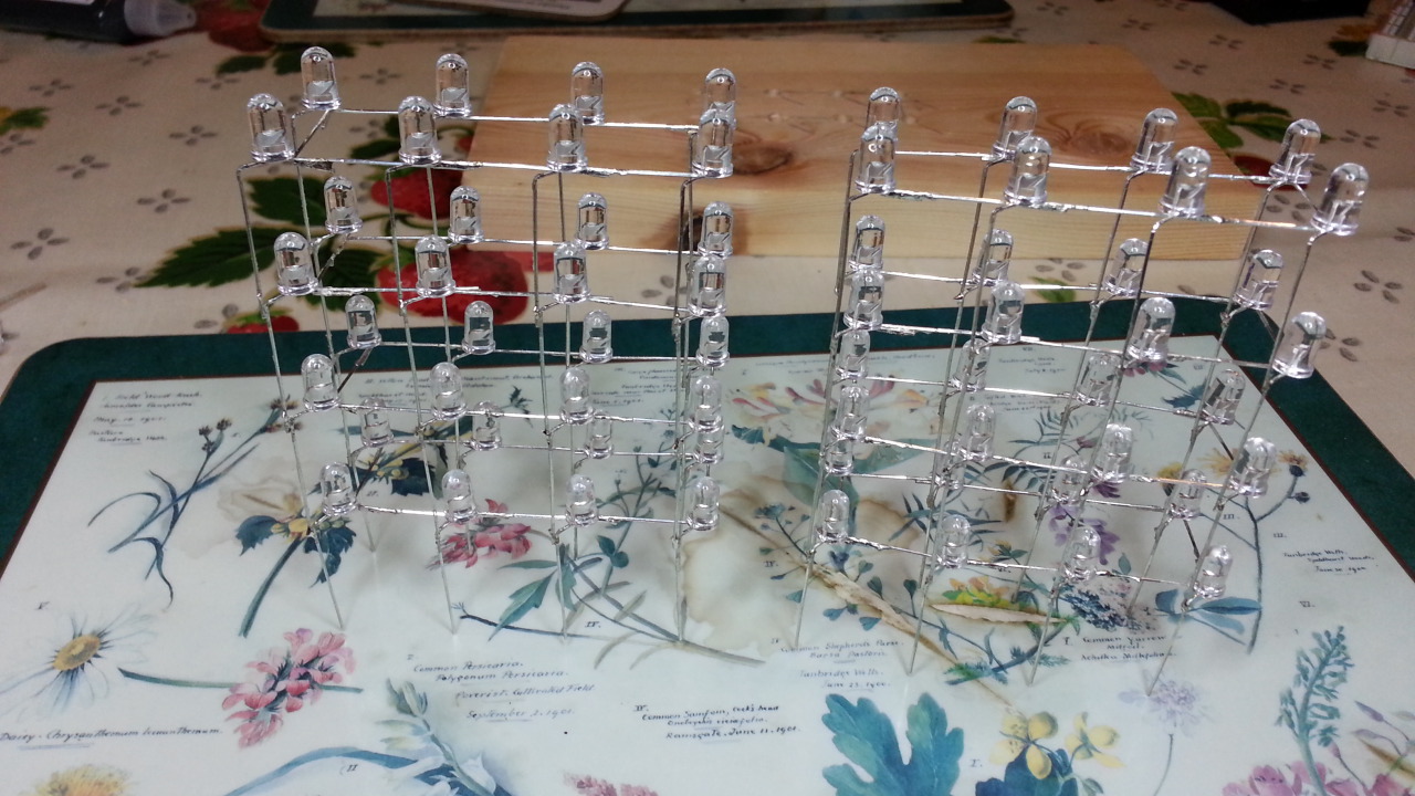 4x4x4 LED Cube with ATtiny85 and MAX7219 - Showcase - Arduino Forum