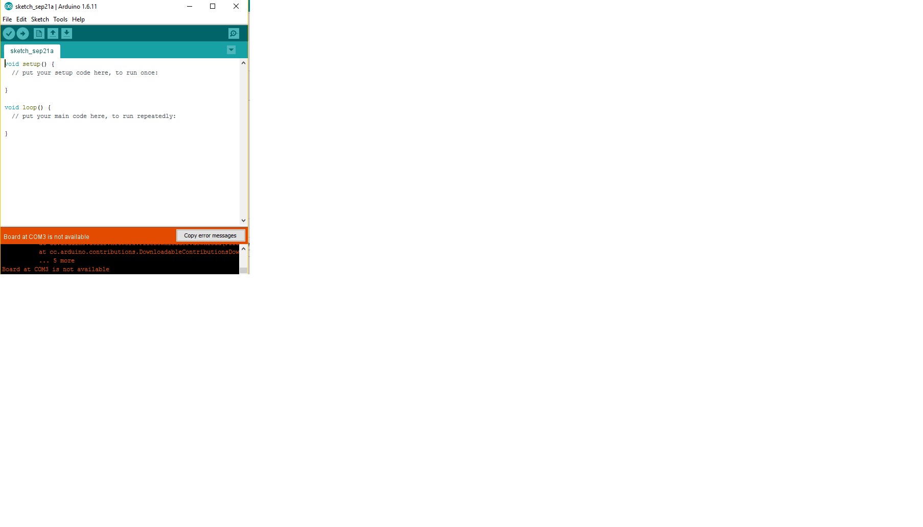 BOARD AT COM 3 NOT AVAILABLE - IDE 1.x - Arduino Forum