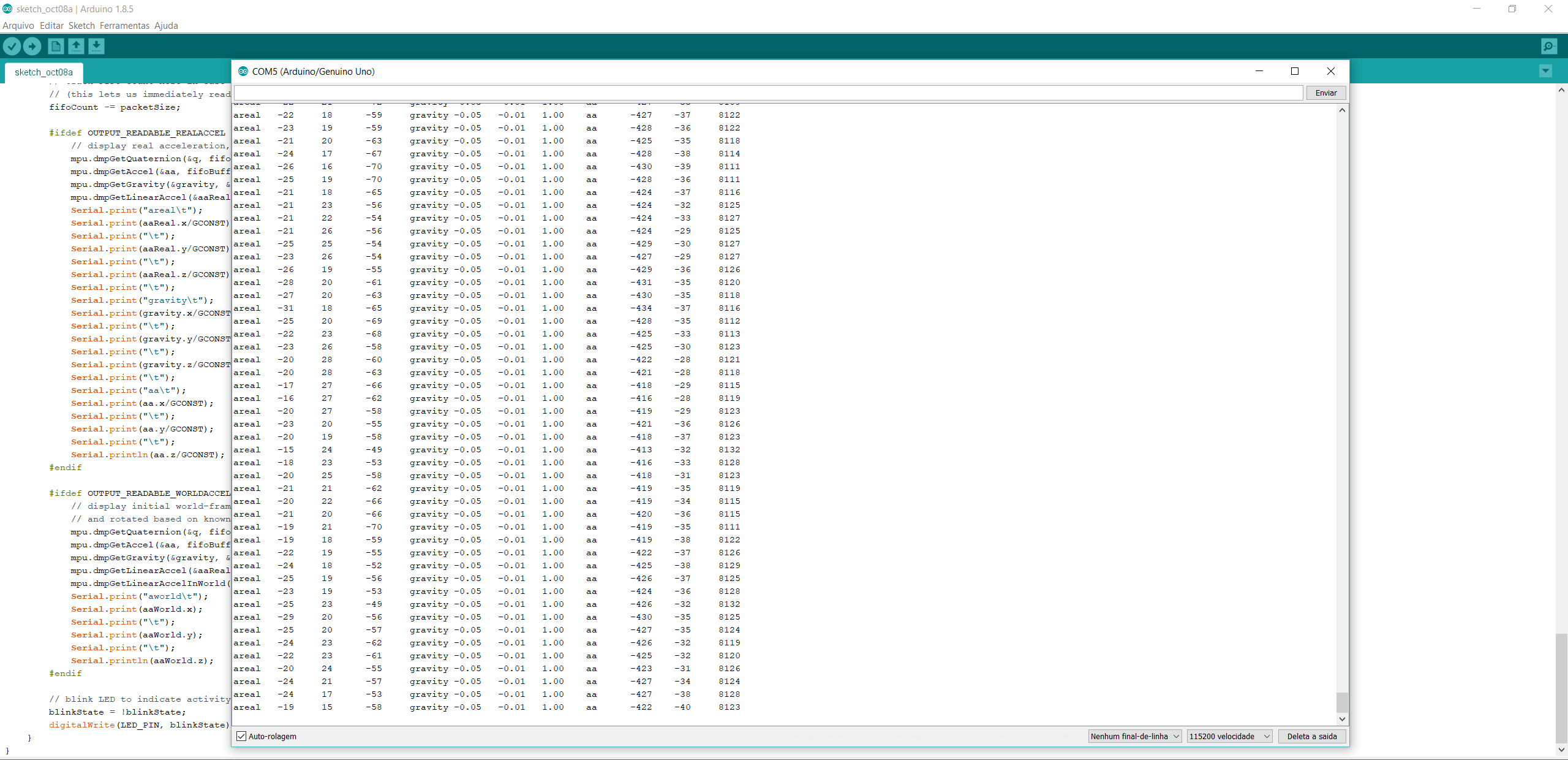 Getting Dynamic Accel with DMP and MPU 6050 - Sensors - Arduino Forum