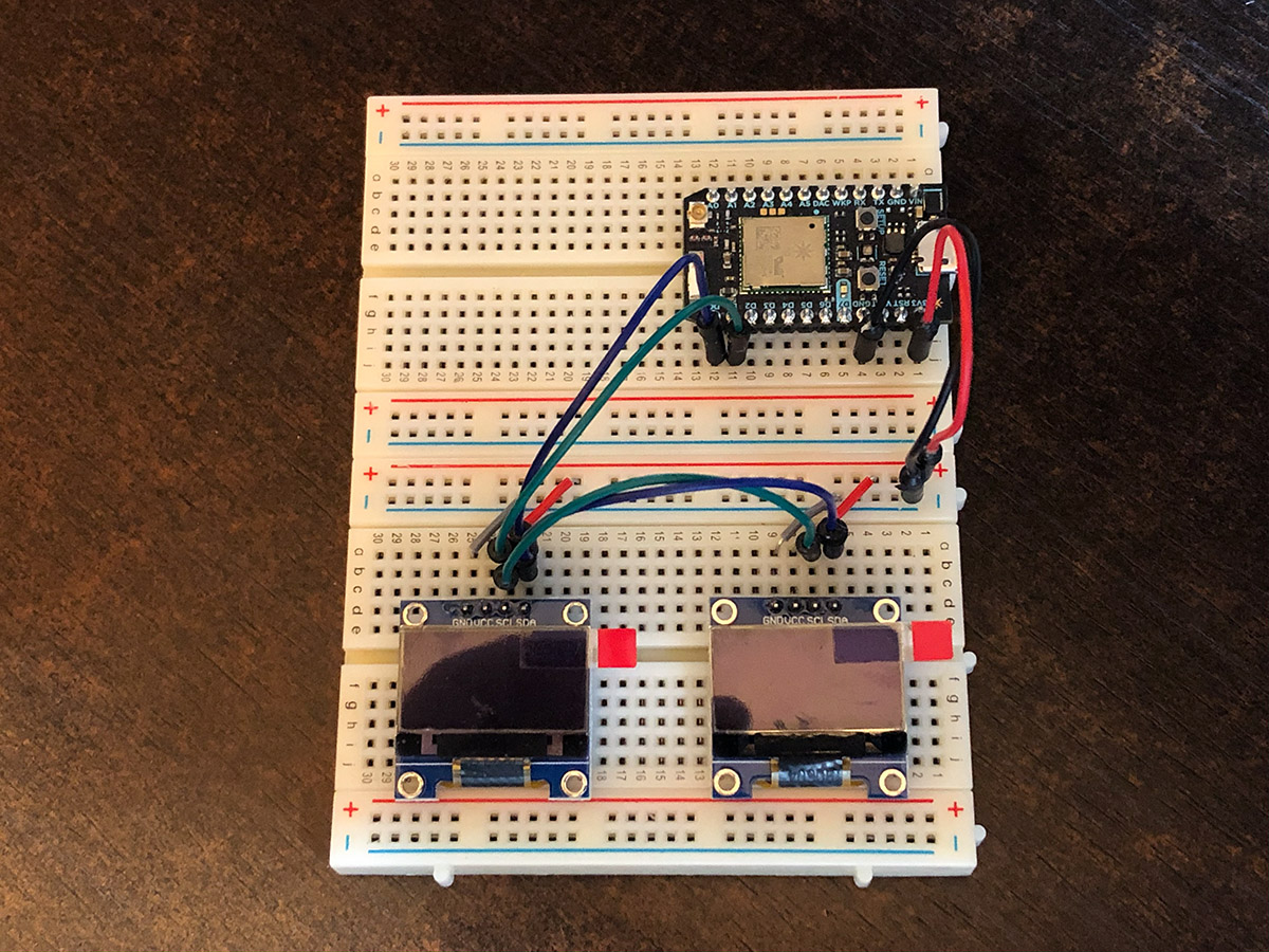 [Solved, sort of] Trouble separating data to be shown on two I2C displays - Displays - Arduino Forum