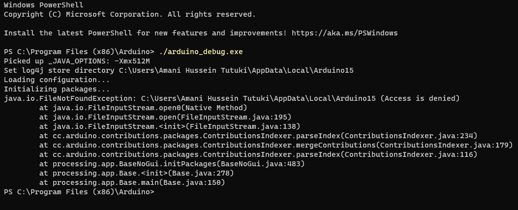 Cant Start Arduino Ide Ide 1 X Arduino Forum
