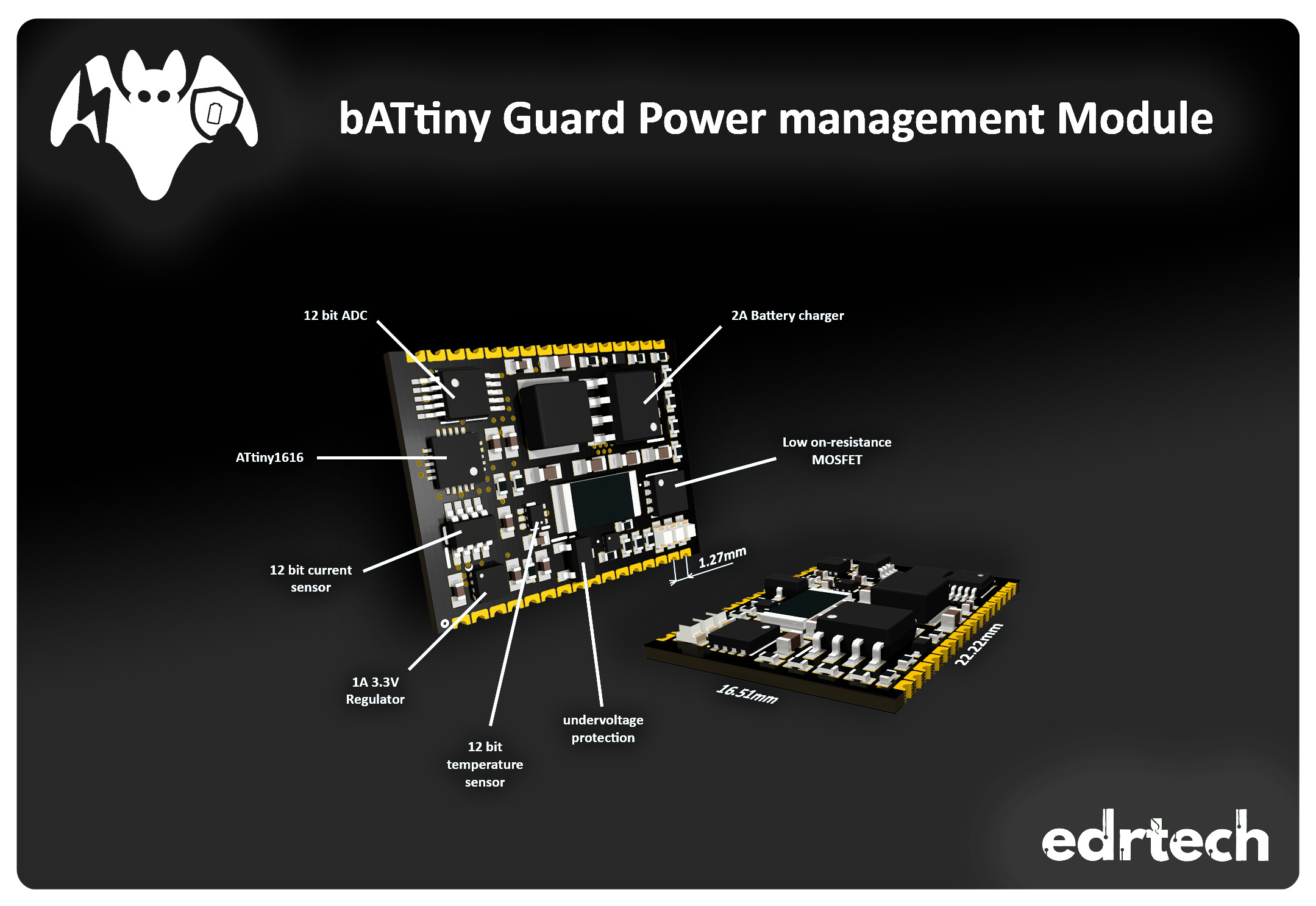 bATtiny Guard - Power Management Module - Showcase - Arduino Forum