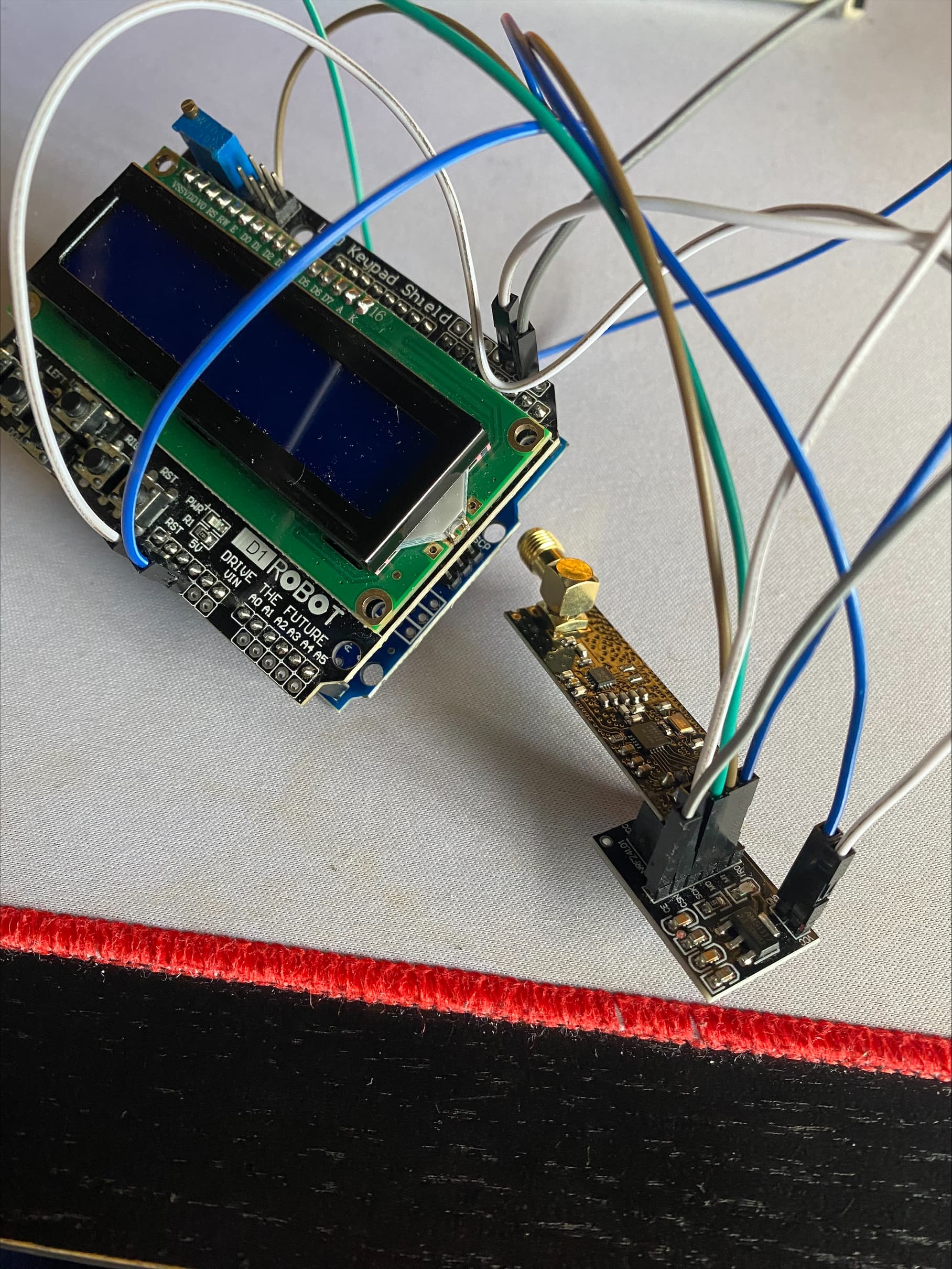 Connecting LCD Shield and nrf24l01+ transmitter on Arduino UNO - Displays - Arduino Forum