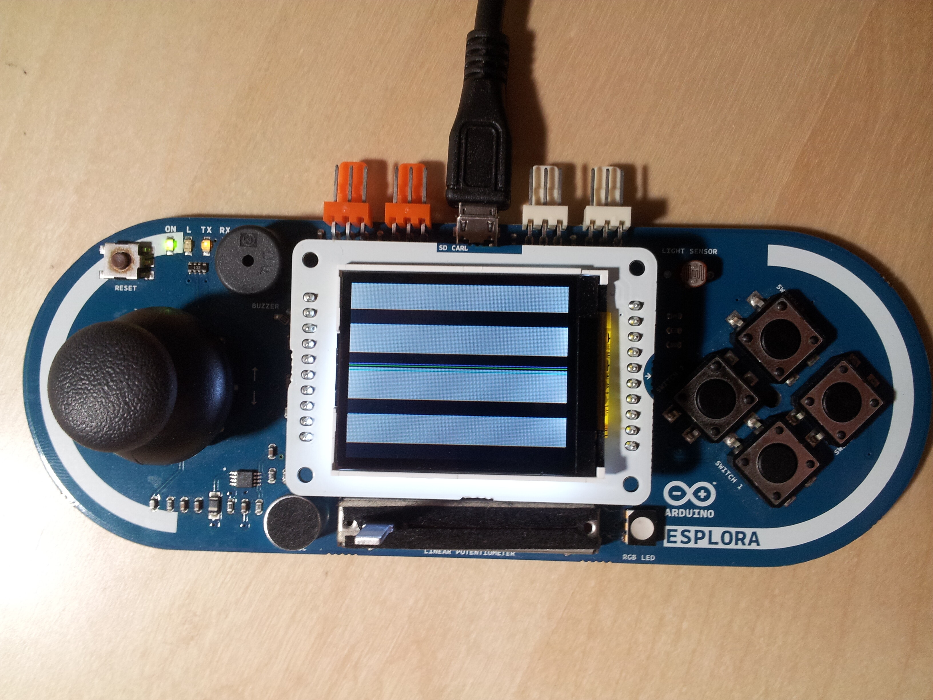 Arduino tft screen just shows lines. - Displays - Arduino Forum