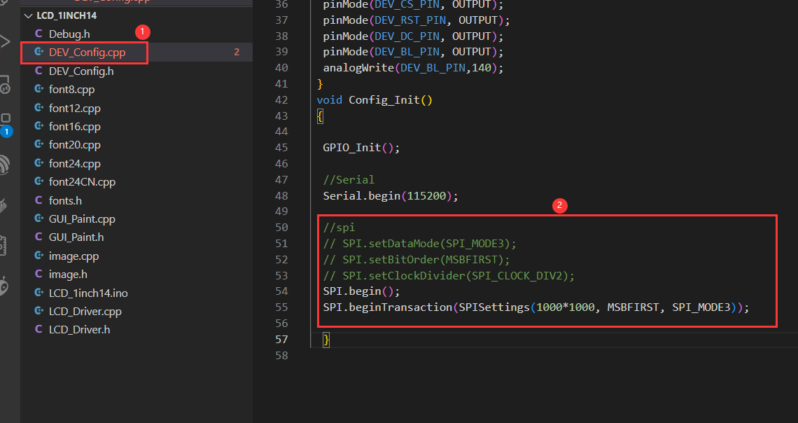 IPS-LCD-Display - 1,14 '' 240x135px SPI - 65K RGB - Waveshare 18231Error: initializer-string for ...