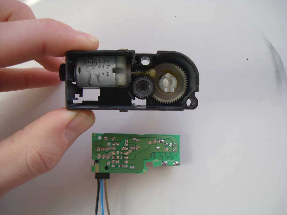 Dc motor control with optical encoder (head light adjuster) - General ...