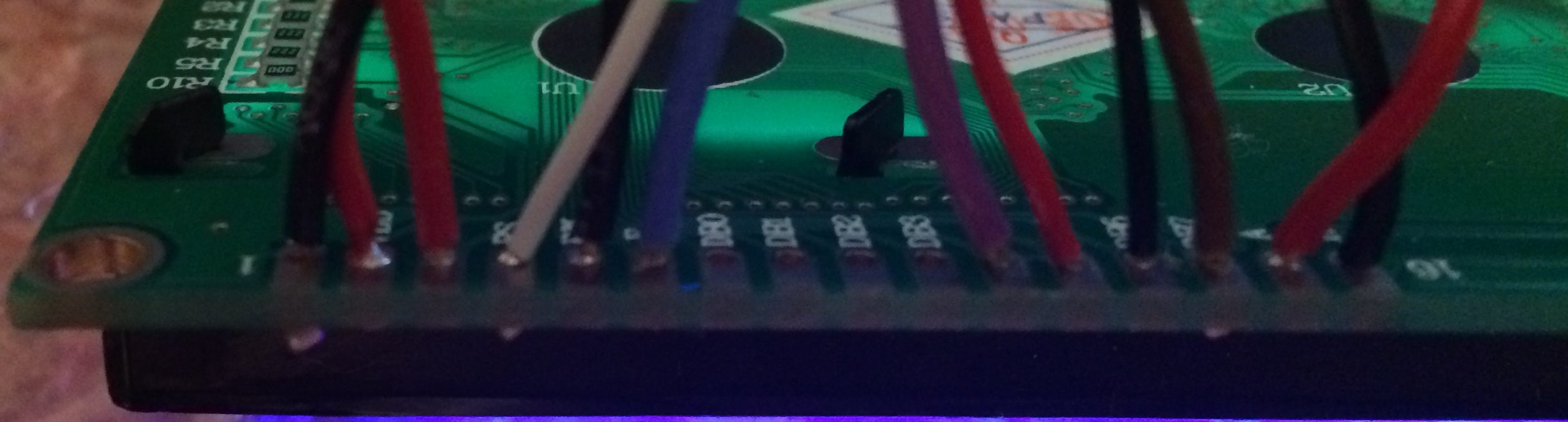 Funky display results - Photos inside - Displays - Arduino Forum