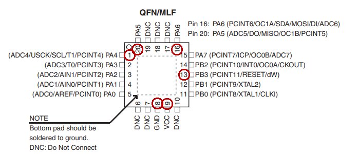 Can't program ATTINY84 (QFN20) with Arduino - 3rd Party Boards ...