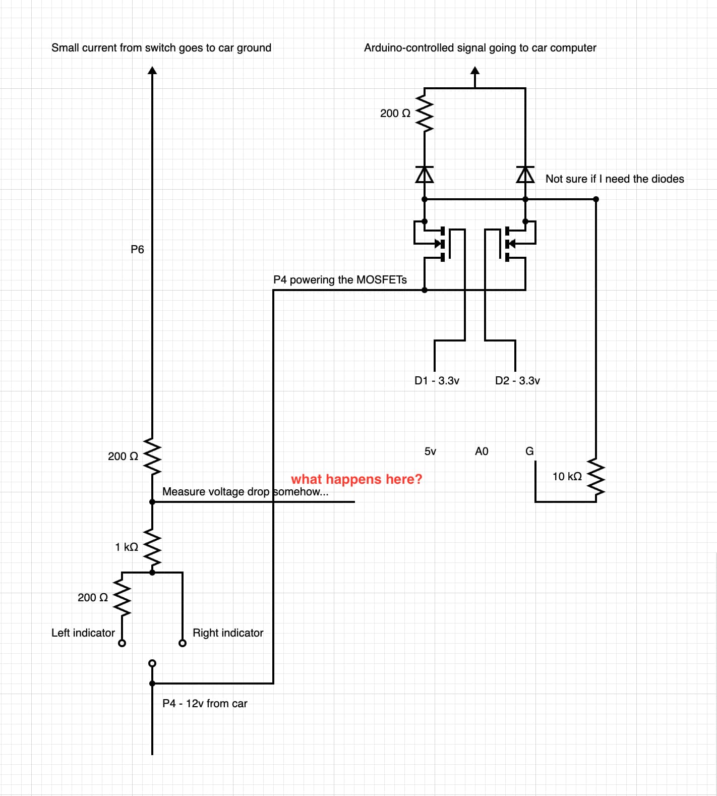 Determine if voltage is going through a resistor or not - General Guidance - Arduino Forum