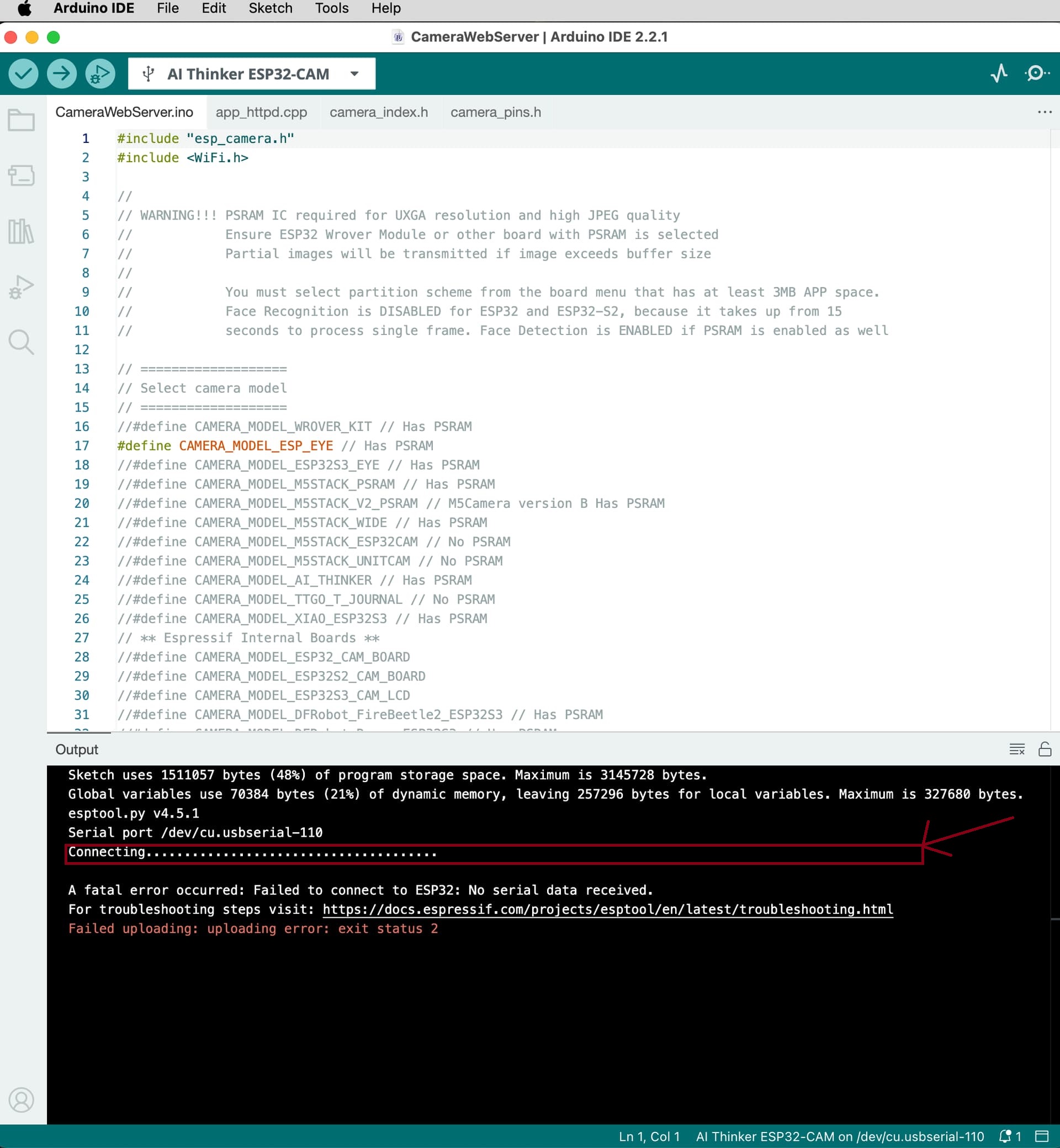 Software für Livestream mit einem EPS32 Modul? - Page 5 - Deutsch - Arduino Forum