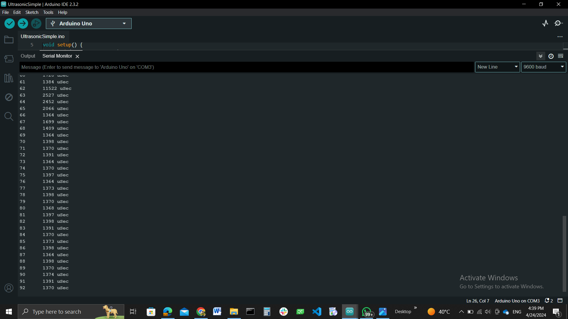 Water Level Indicator Using SR04T-V3.0 - Page 2 - Interfacing w/ Software on the Computer ...