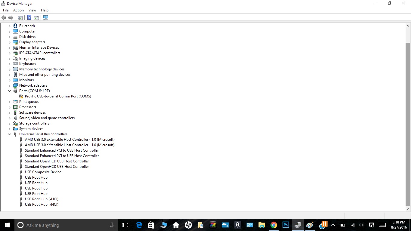 Serial Port not populating under Tools Tab after FTDI drivers where installed - IDE 1.x ...