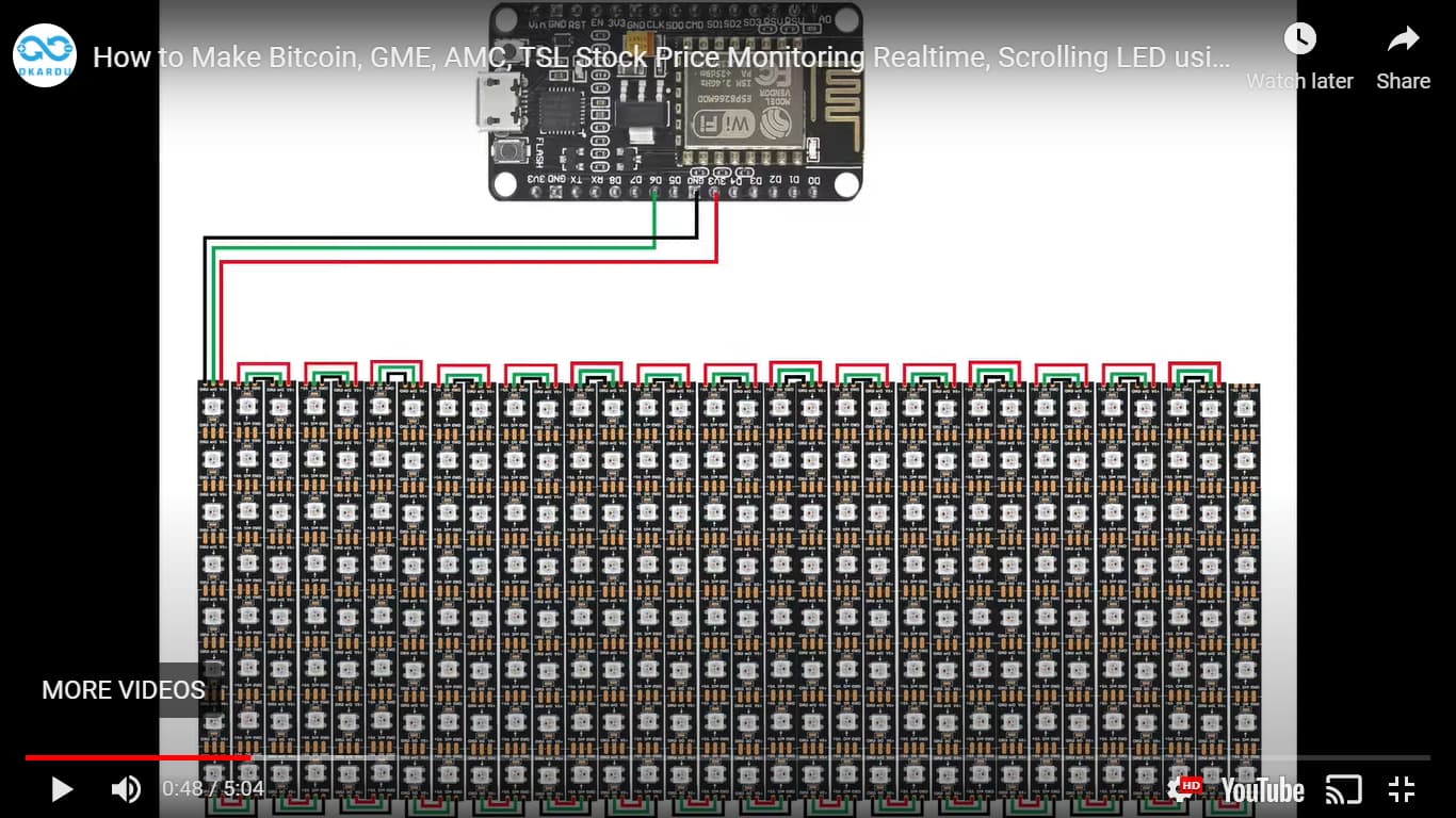 RGB LED Matrix as Tickertape display issue - Please help! - LEDs and Multiplexing - Arduino Forum