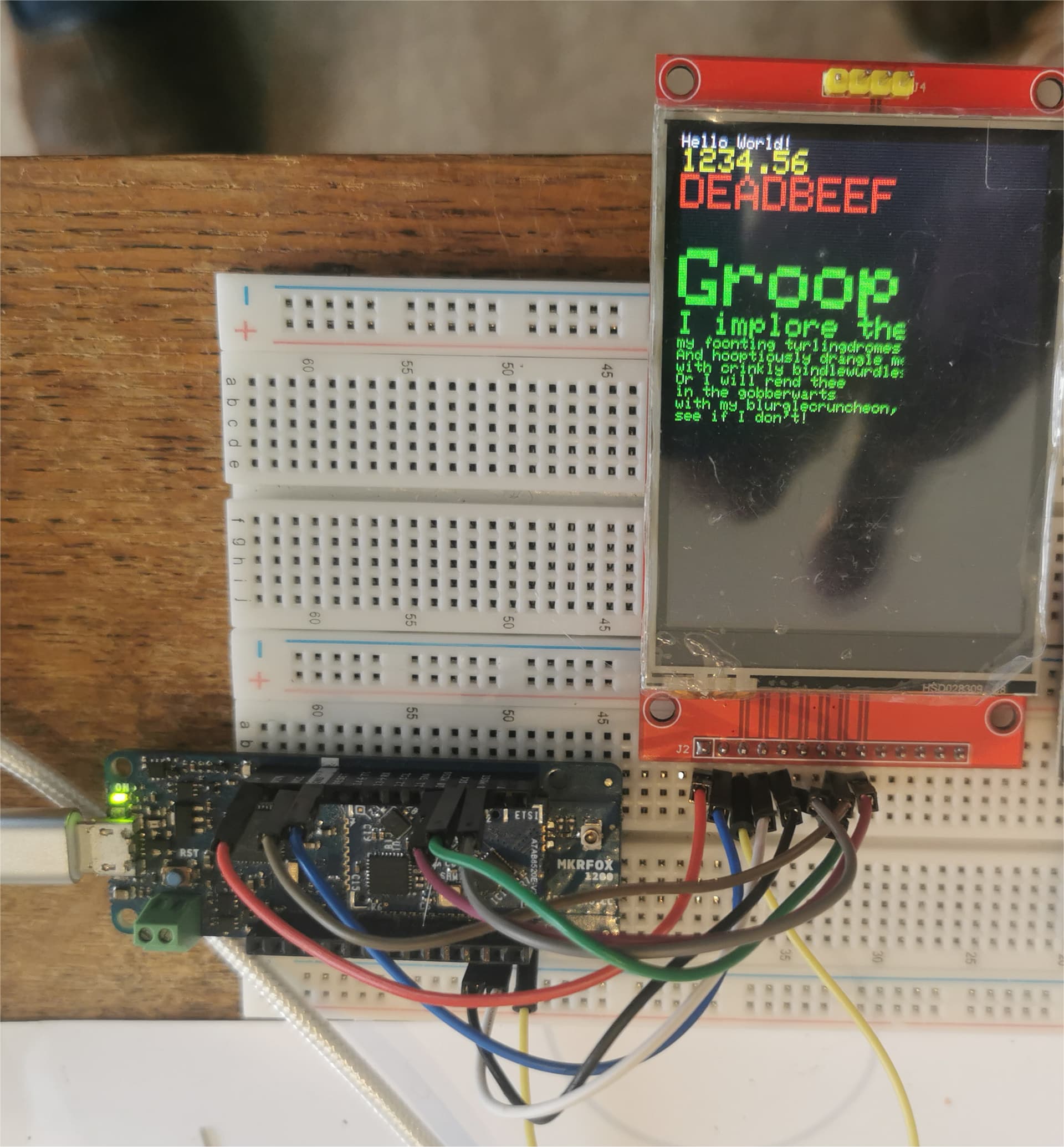 MKR WAN 1310 connection to touch display - Displays - Arduino Forum