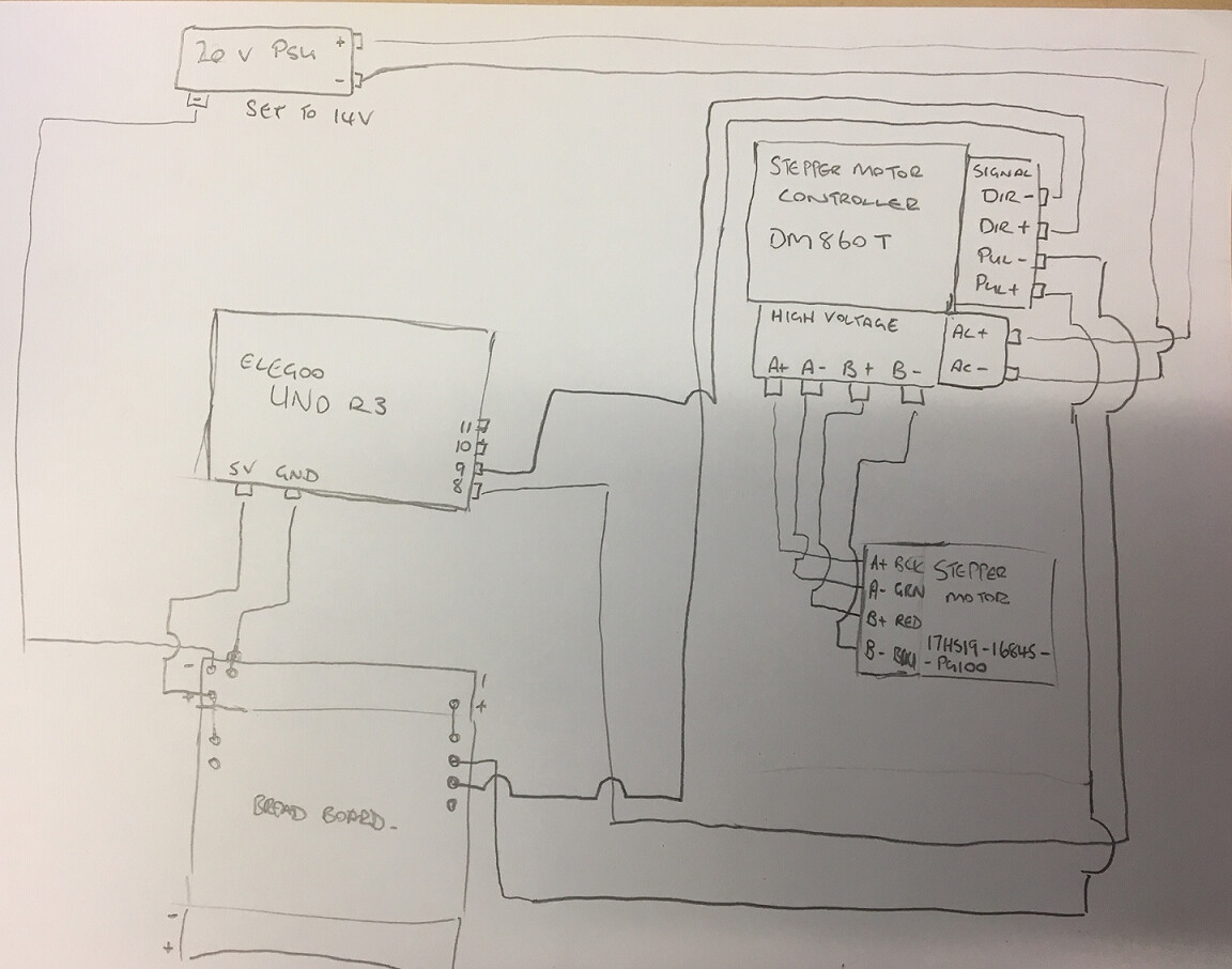 Stepper Motor Control - Two Buttons - Help? - Motors, Mechanics, Power ...