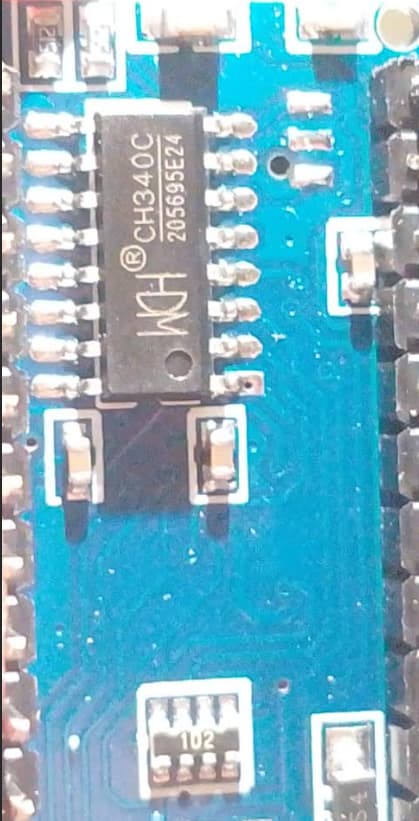 Vrdude: stk500_recv(): programmer is not responding. Chip: ATmega328P U-TH | CH340C 205695E24 ...