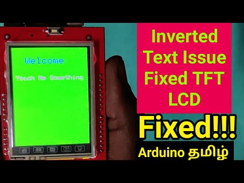 Inverted text and colours on 320x240 LCD Touch - Displays - Arduino Forum