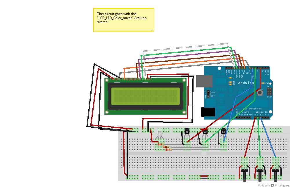 Easy Color Mixer + LCD - LEDs and Multiplexing - Arduino Forum