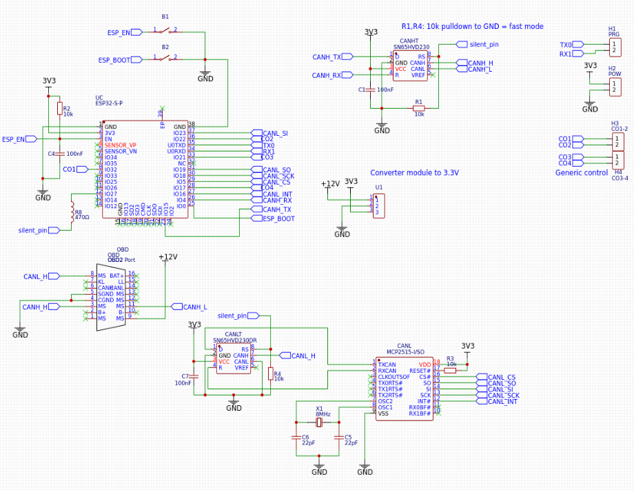 ESP32 + MCP2515 + SNHVD230 RX works TX not - Networking, Protocols, and Devices - Arduino Forum