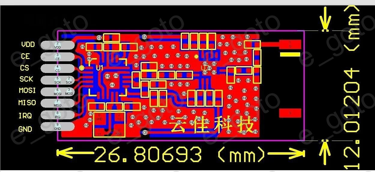 New(ish) design NRF24L01+ radio boards available - Networking, Protocols, and Devices - Arduino ...