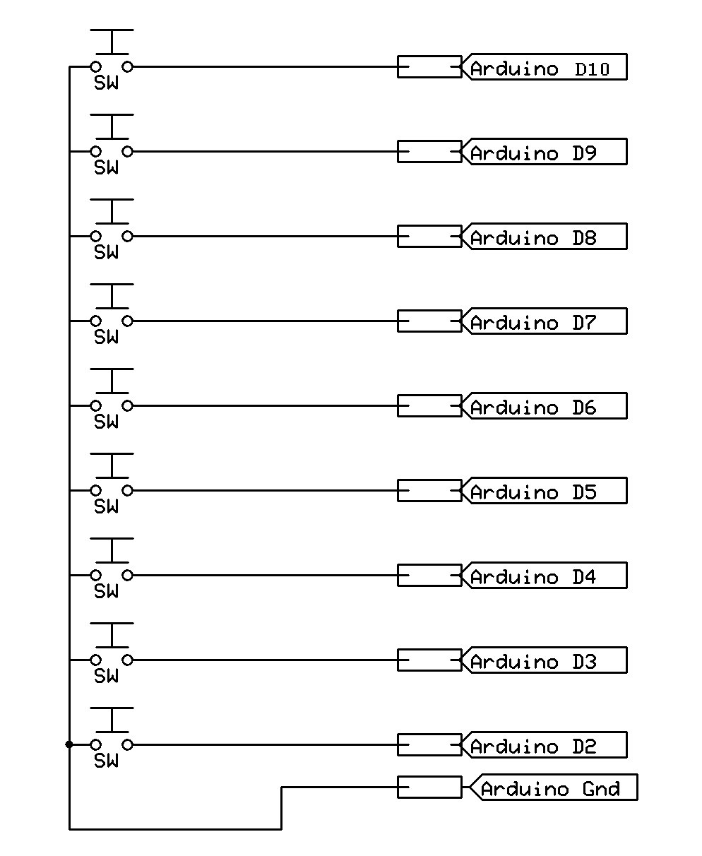 Wiring a button board to Arduino Uno - General Electronics - Arduino Forum