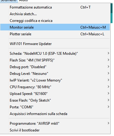 caratteri sporchi seriale esp8266 - Software - Arduino Forum