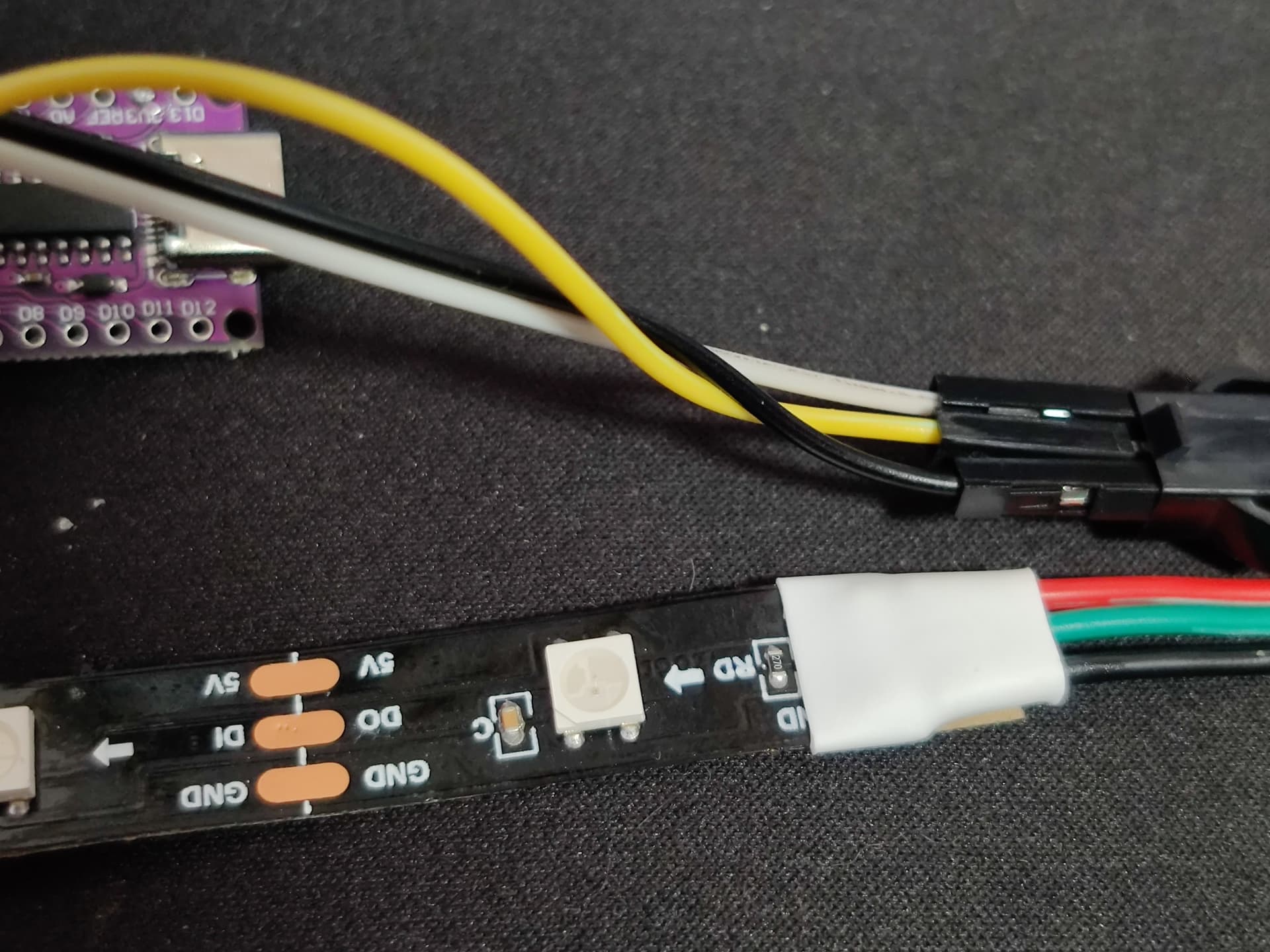 Nano Signal Wire To Ws2812b Leds Not Working Leds And Multiplexing