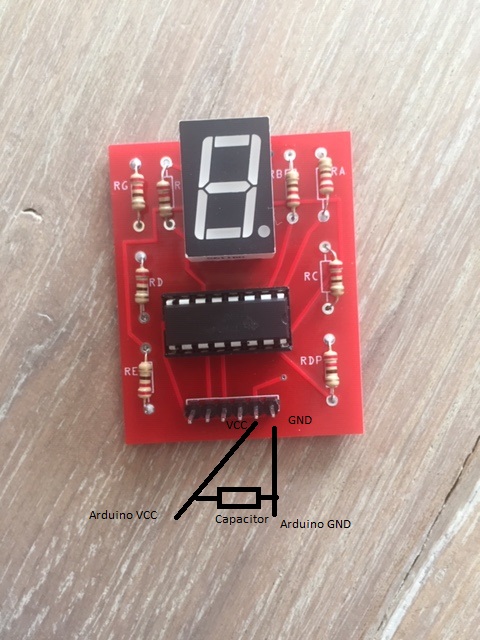 Custom PCB module with 7seg display and shift register not working - General Electronics ...