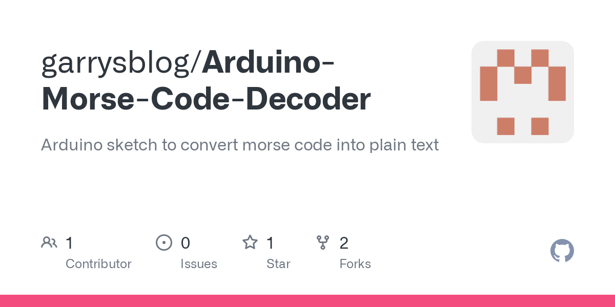 Morse Code Decoder Problems Programming Arduino Forum 