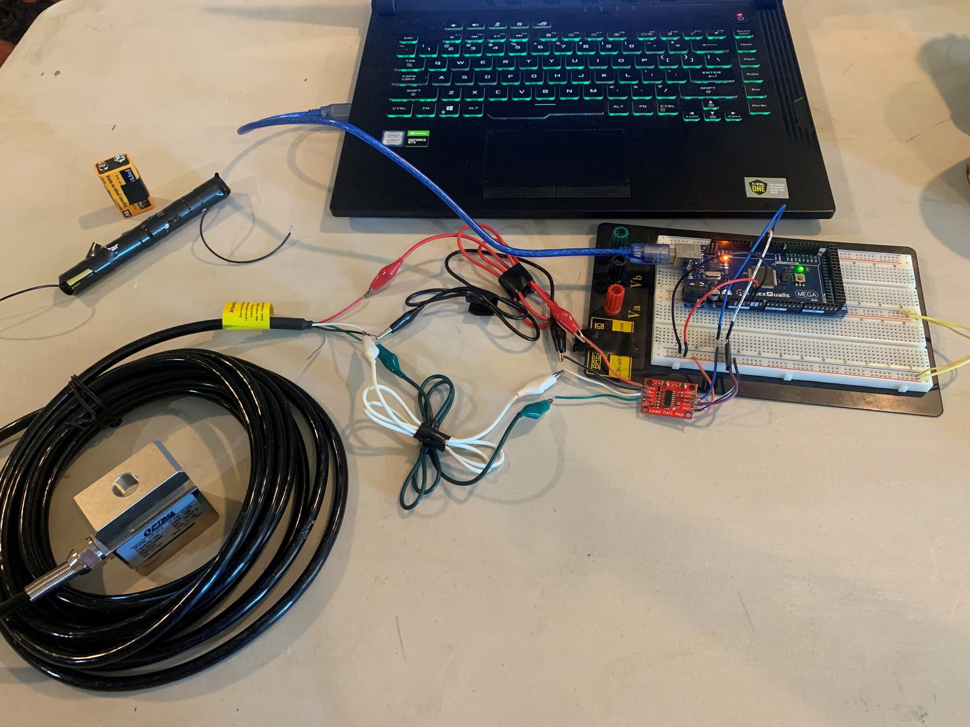 1000lb load cell with HX711 won't read/calibrate - Sensors - Arduino Forum