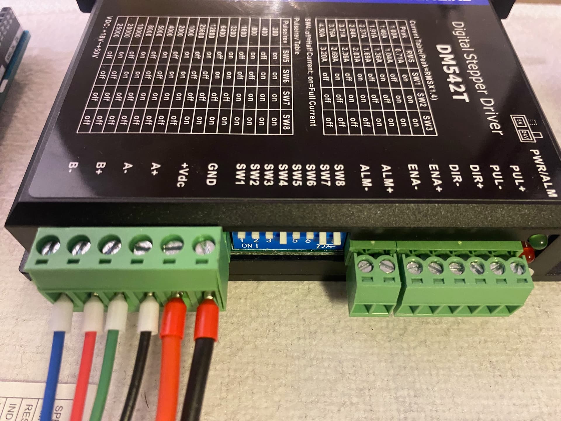 DEBUTANT branchement DM542T à Arduino UNO - Français - Arduino Forum