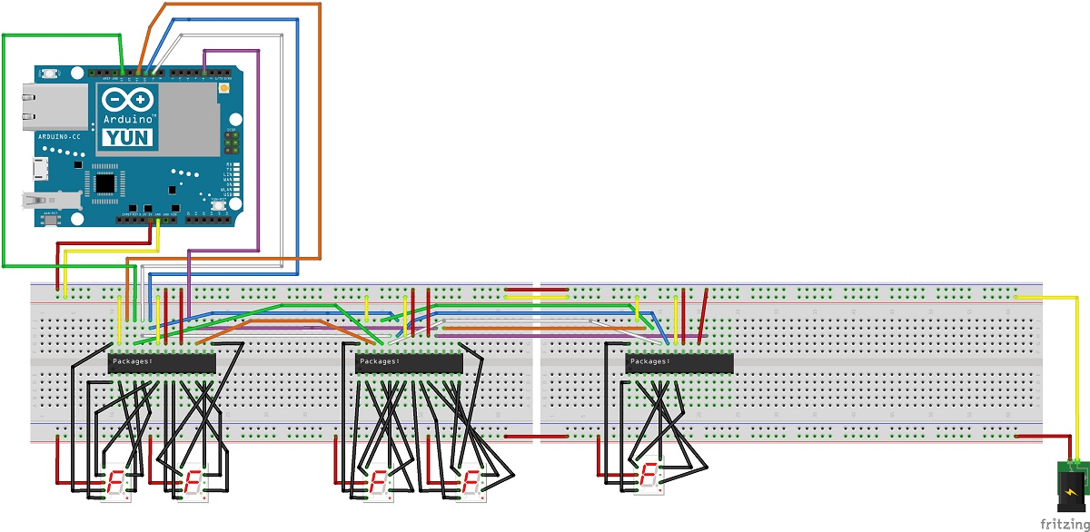 How To Display Data Using Tlc5940 Drivers Leds And Multiplexing