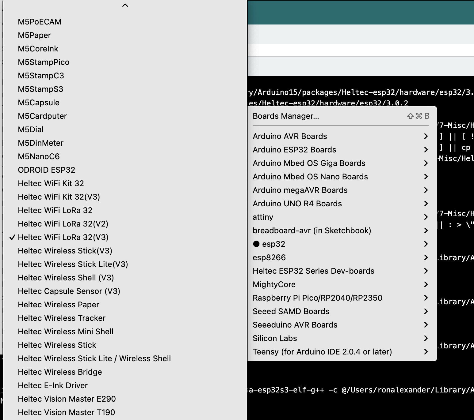 Heltec LoRa 32 v3.2: Receive a Structure Variable w/ heltec_unofficial ...