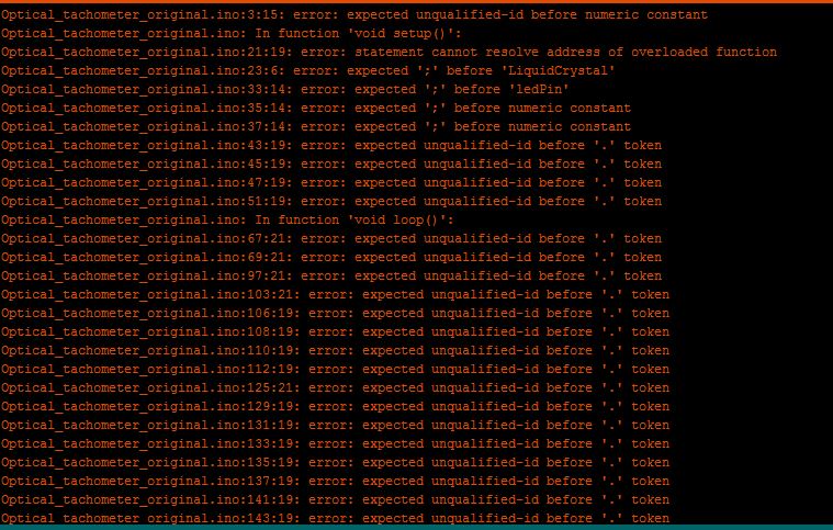 Expected Unqualified Id Programming Questions Arduino Forum