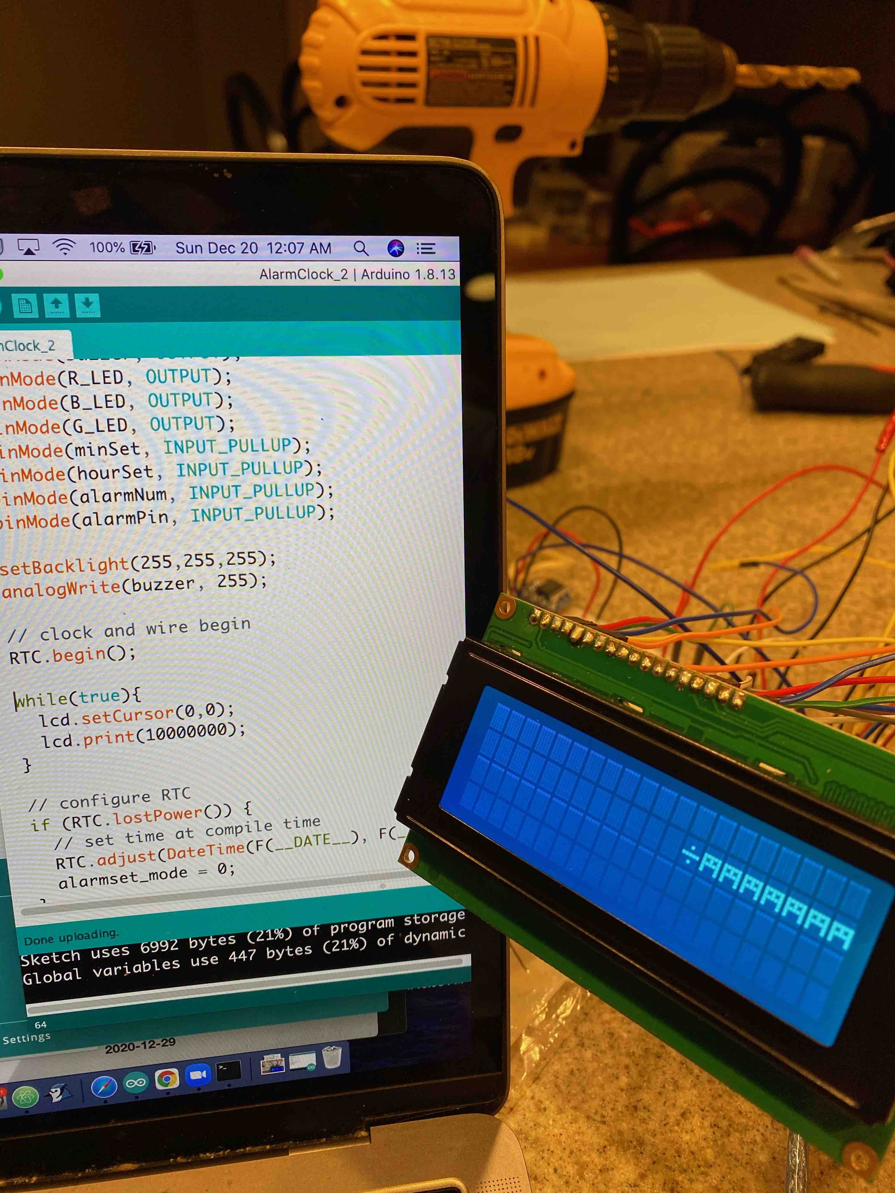 Conflict between LiquidCrystal.h and Real Time Clock Libraries ...